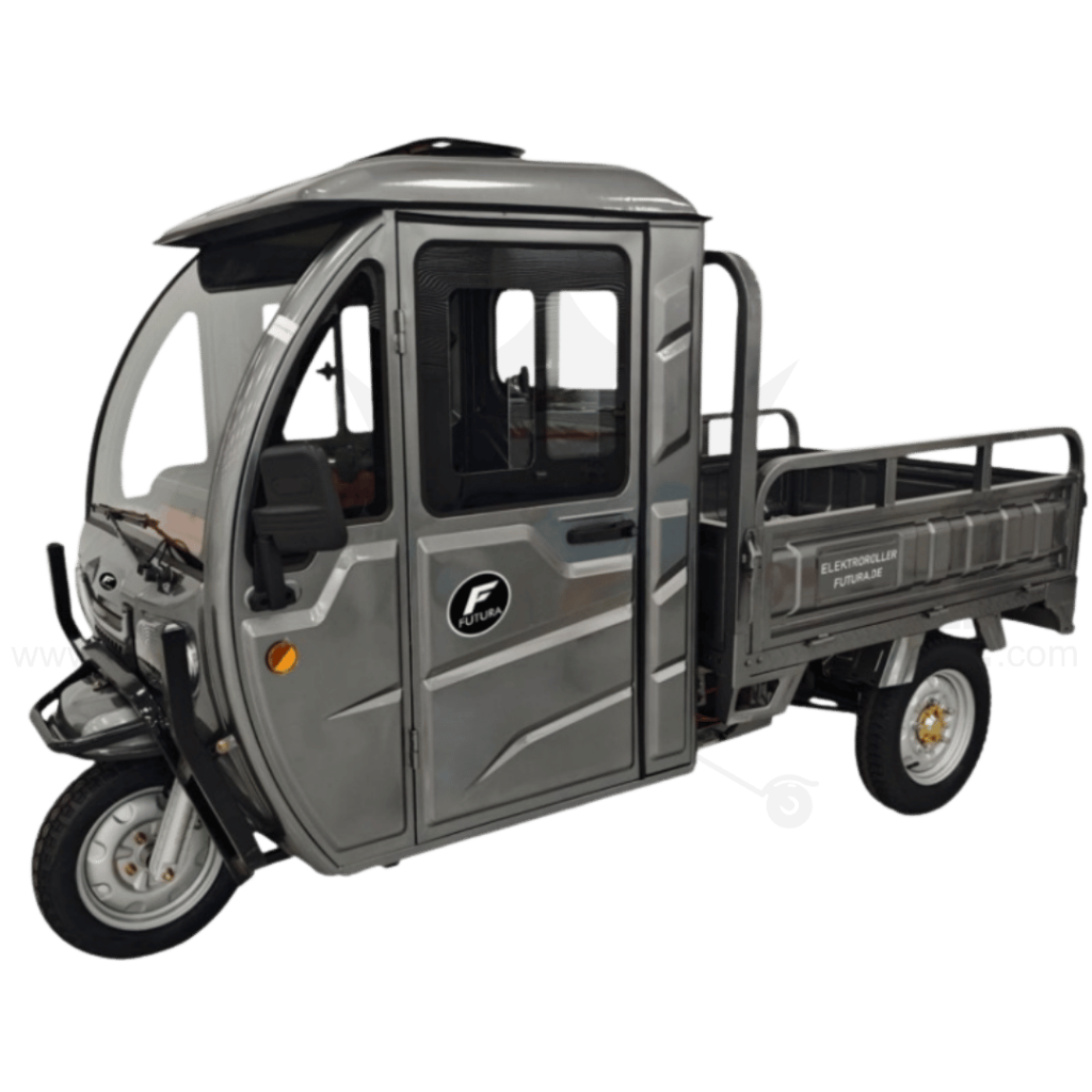 Cargo Power Cabin TukTuk Elektro-Lastendreirad (25/45 km/h), 72V/58Ah ...